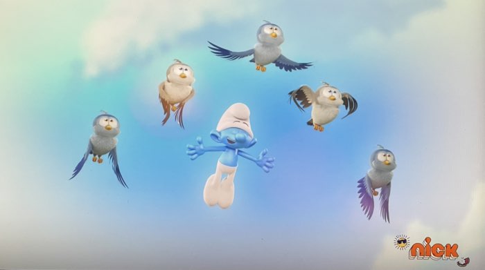 Flighty Smurf